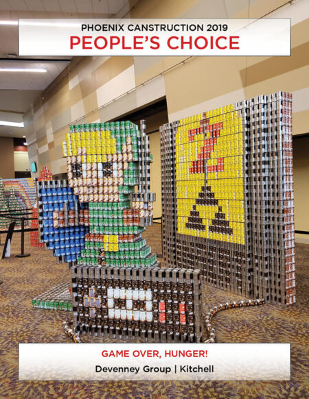 13th Annual Phoenix Canstruction Supplies Food Bank - AZBEX